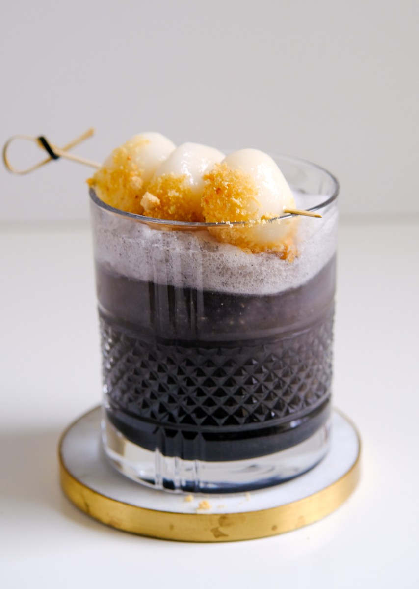 Hong Kong inspired Black Sesame Whiskey Cocktail Recipe – pistachiopicks